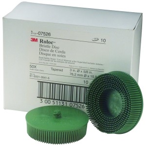 3M 07526 - Scotch-Brite Roloc Bristle Disc, 3 inch - 50 grit - FREE ...