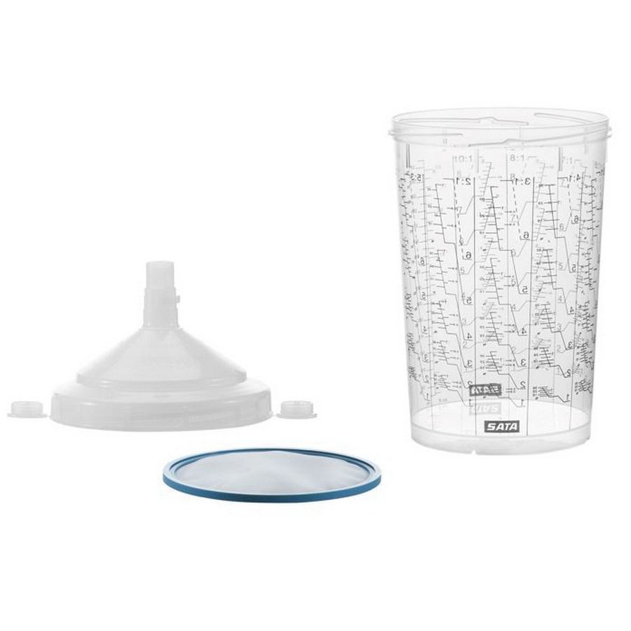 SATA RPS 1010438 Multi-Purpose Disposable Cup with Lid and Filter, 0.6 ...